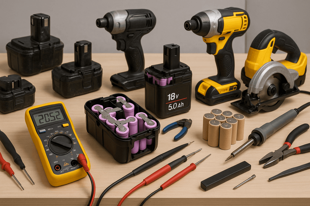 Power Tool Battery Rebuilding – Battery Builders Inc.