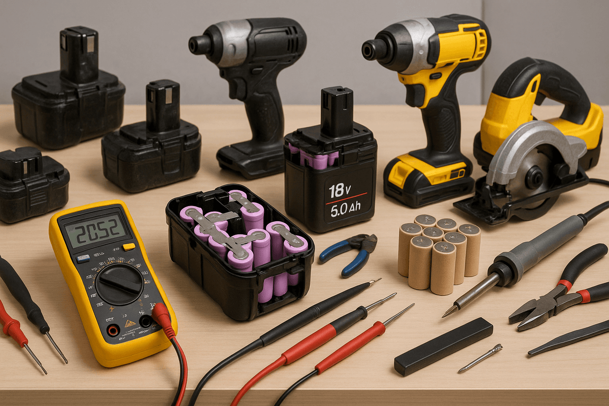 Power Tool Battery Rebuilding & Repair – Battery Builders Inc.